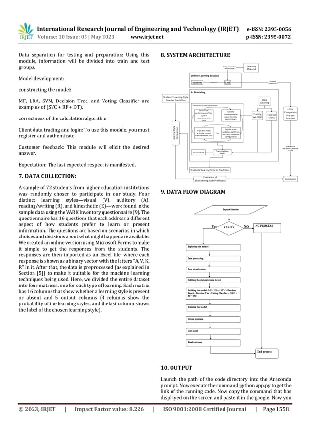 AI-Learning style prediction for primary education | PDF