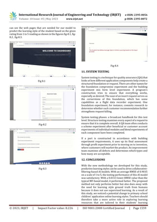 AI-Learning style prediction for primary education | PDF