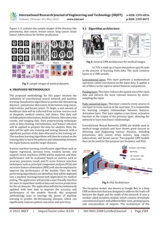 Classifying and Predictive Analytics for Disease Detection: Empowering ...