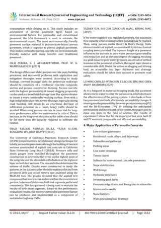 A Review Paper on Pervious Concrete | PDF