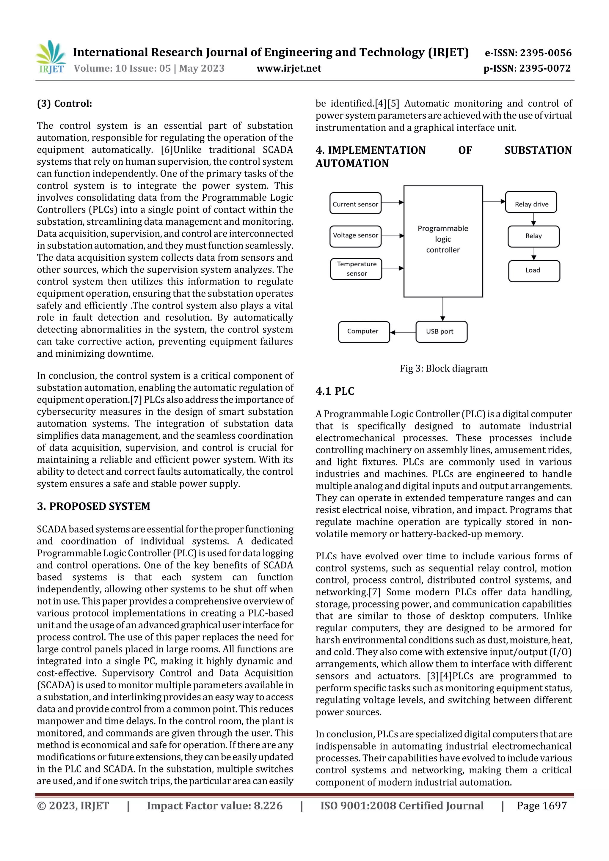 Smart Substation with Automatic Monitoring, Smart Controlling and ...
