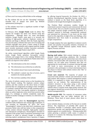 Retrospect of Search Engine Optimization Techniques | PDF