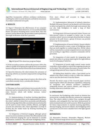 Design And Development of Fire Fighting Robot | PDF