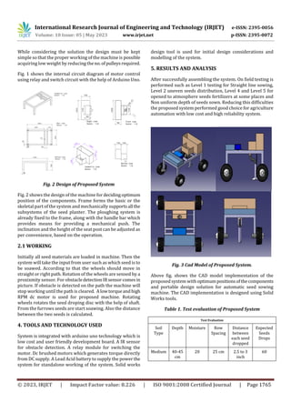 Novel Approach for Automatic Seed Sowing Machine | PDF