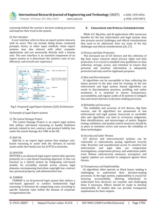 IoT, Big Data and AI Applications in the Law Enforcement and Legal System: A Review | PDF