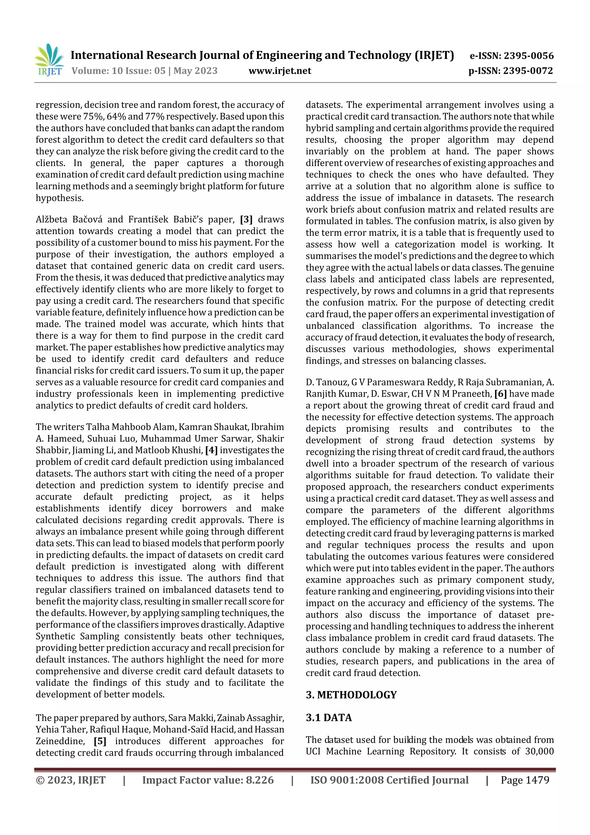 Credit Card Fraud Detection Using Machine Learning | PDF