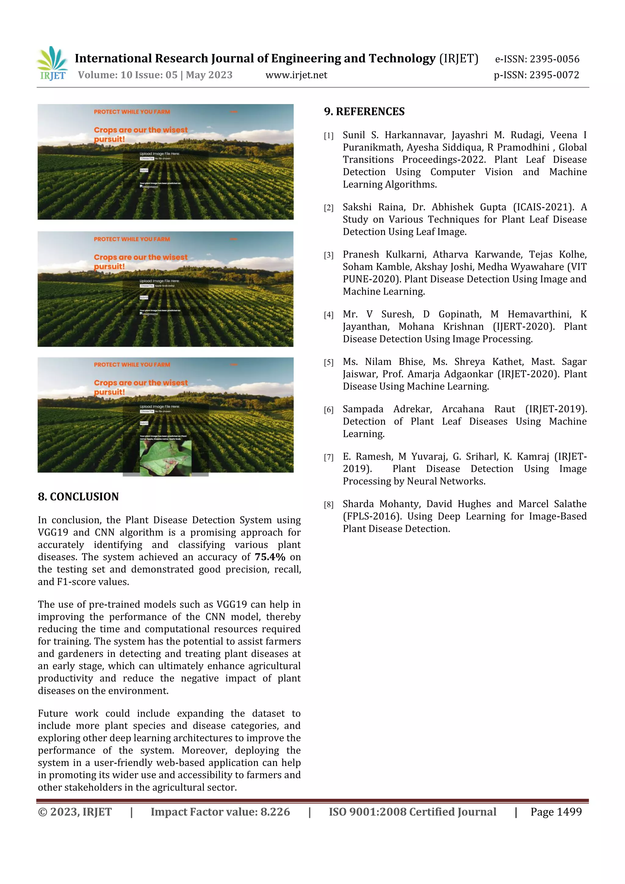 Plant Disease Detection System | PDF | Agriculture | Industries