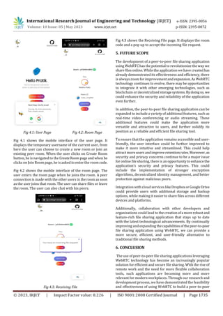 P2P File Sharing Web App | PDF