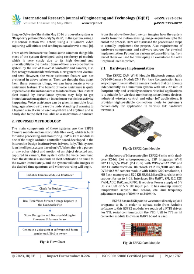 Voice Assistance Based Remote Surveillance System | PDF | Computing | Technology & Computing