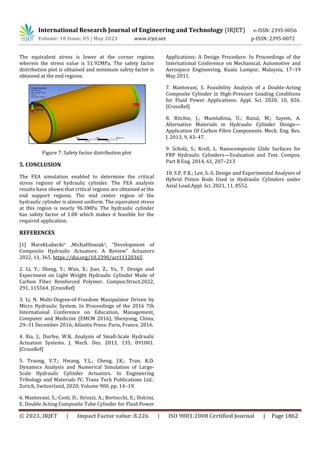 FEA Analysis of Hydraulic Cylinder using ANSYS | PDF
