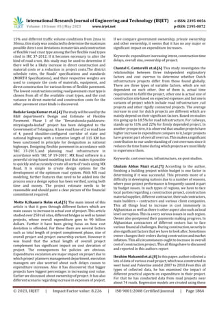 Optimum Cost Analysis For Selecting Best Suited Flexible Pavement Road ...