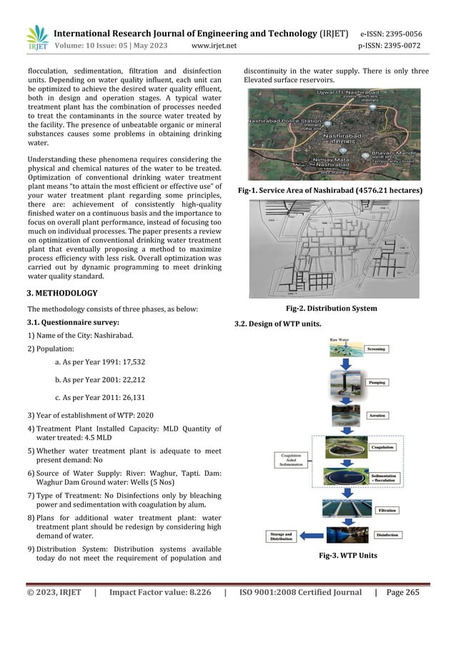 “DESIGN OF WTP FOR NASHIRABAD MUNICIPAL COUNCIL” | PDF