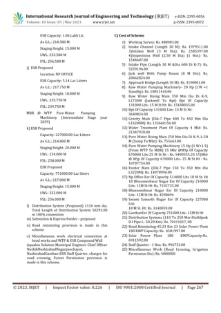 “DESIGN OF WTP FOR NASHIRABAD MUNICIPAL COUNCIL” | PDF