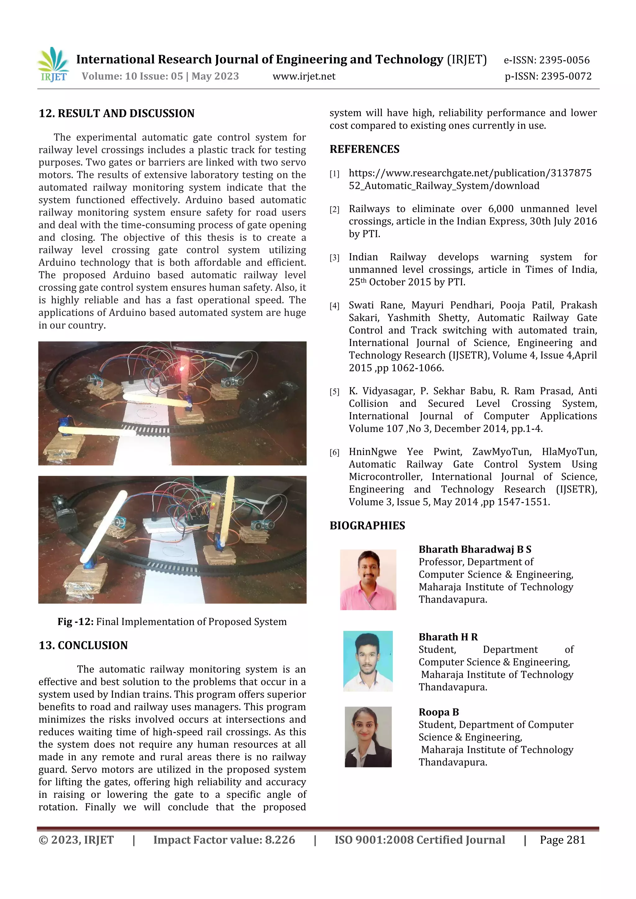 AUTOMATED RAILWAY MONITORING SYSTEM | PDF | Rail Travel | Travel Type