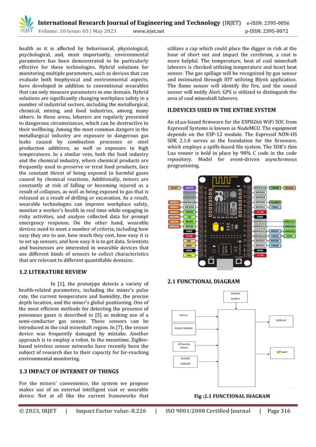 SMART WEARABLE SAFETY JACKET DESIGN FOR COAL MINERS | PDF | Home ...
