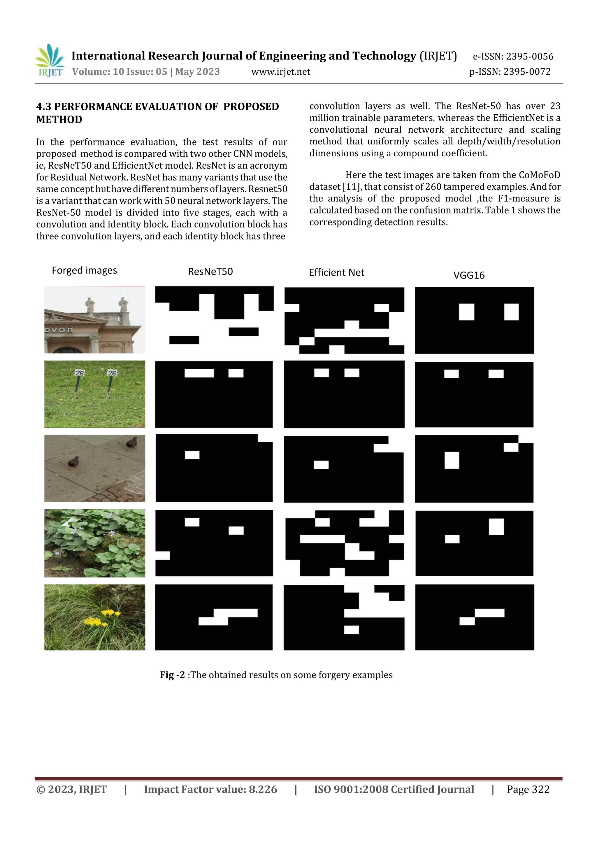 A New Deep Learning Based Technique To Detect Copy Move Forgery In Digital Images Pdf 1159