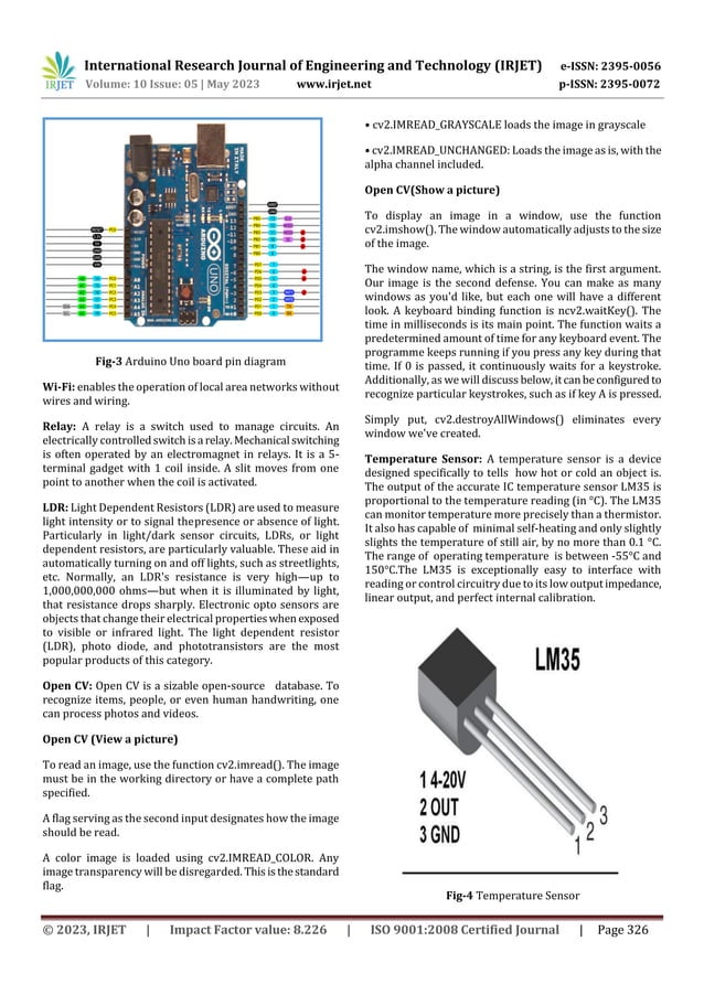 Smart Classroom Monitoring using Machine Learning and IoT | PDF