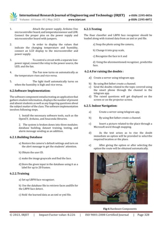 Smart Classroom Monitoring using Machine Learning and IoT | PDF