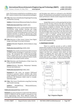 Detection of Skin Cancer Based on Skin Lesion Images UsingDeep Learning ...