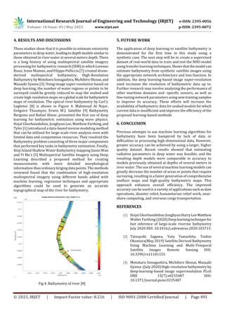 ESTIMATION OF DEPTH OF RIVER BY BATHYMETRY OF SATELLITE IMAGES | PDF