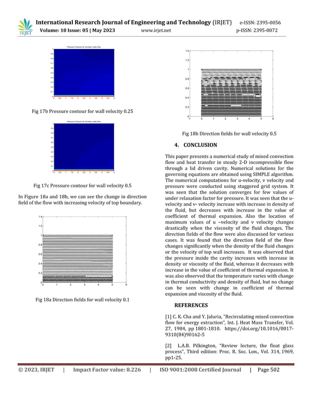 Mixed Convection Flow And Heat Transfer In A Lid Driven Cavity Using Simple Algorithm Pdf