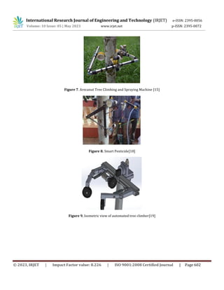 Review on Design and Development of Pesticide Sprayer For Arecanut Tree | PDF