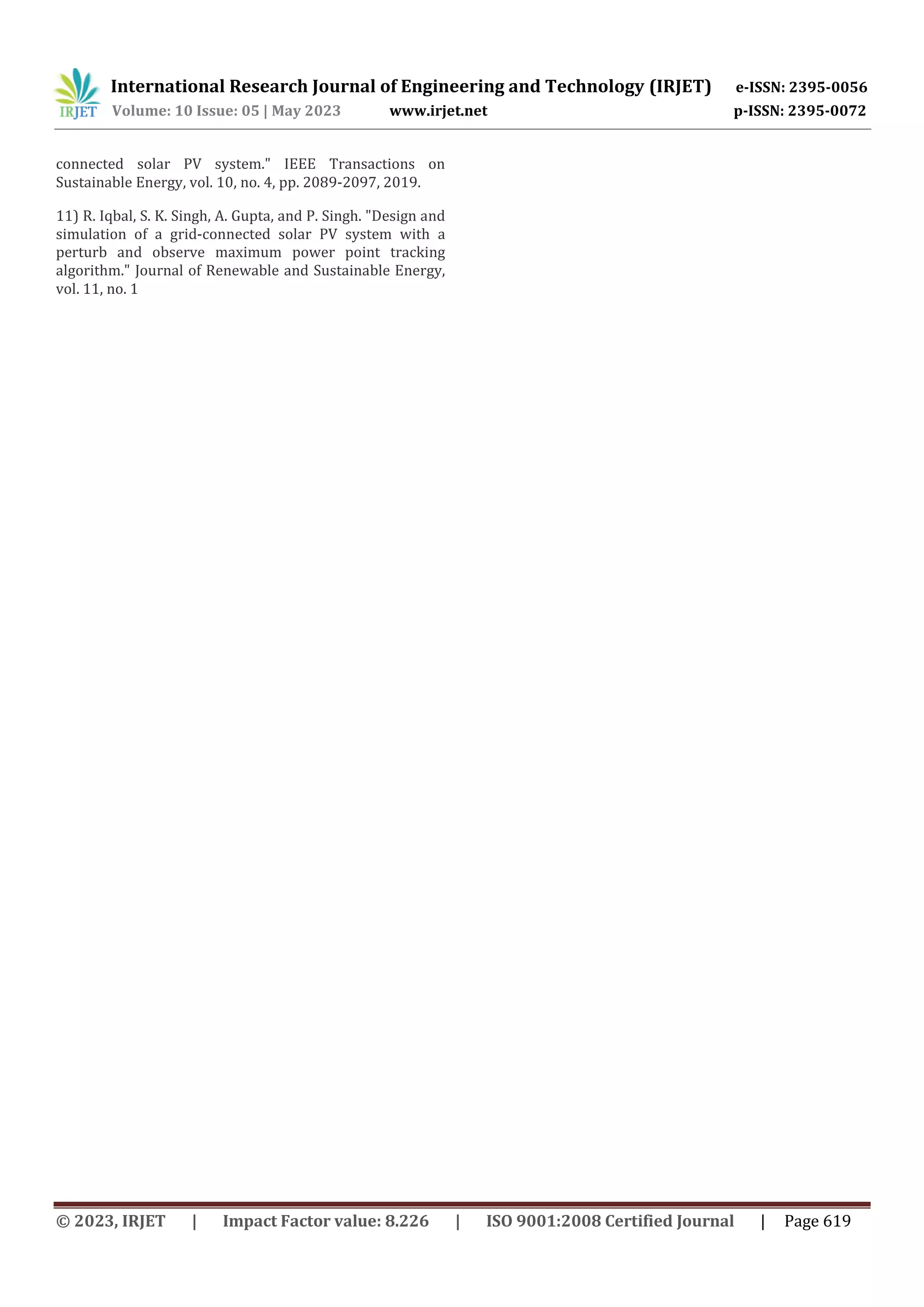 Modeling And Simulation Of Solar System With Mppt Based Inverter And Grid Synchronization Pdf