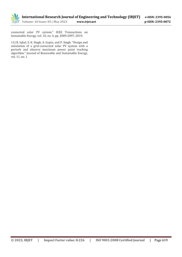 Modeling And Simulation Of Solar System With Mppt Based Inverter And Grid Synchronization Pdf