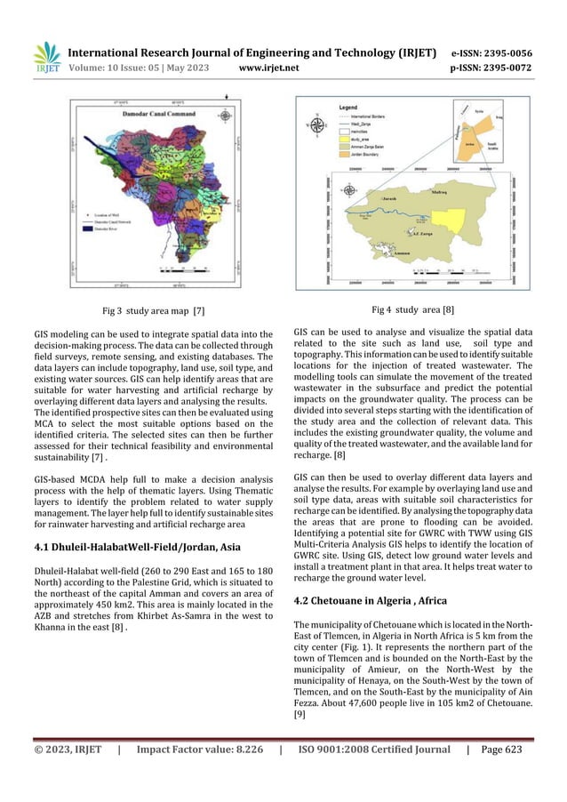 STUDY OF WATER MANAGEMENT SYSTEM USING GEOGRAPHIC INFORMATION SYSTEM | PDF