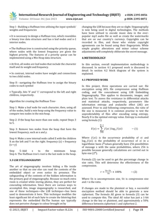ADVANCED SECURITY USING ENCRYPTION, COMPRESSION AND STEGANOGRAPHY TECHNIQUES | PDF