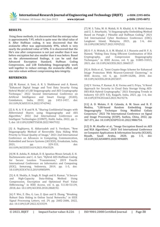 ADVANCED SECURITY USING ENCRYPTION, COMPRESSION AND STEGANOGRAPHY TECHNIQUES | PDF