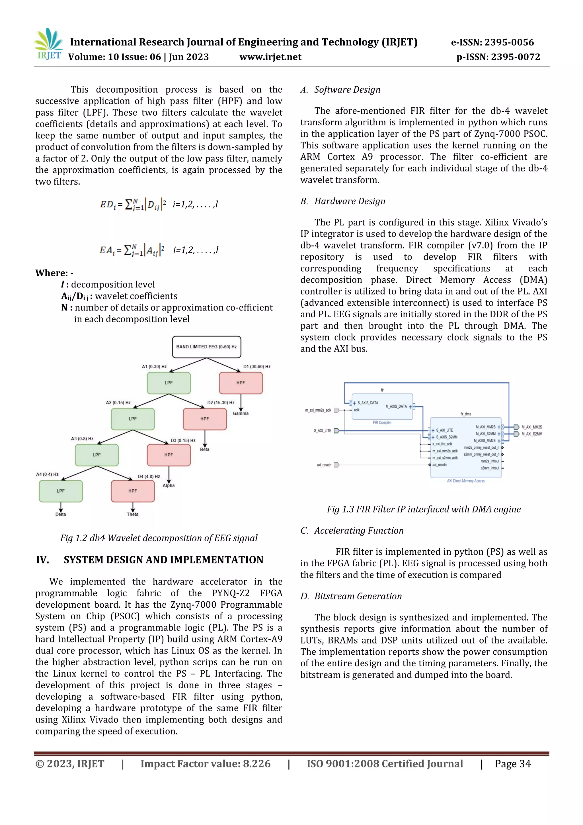Fpga Implementation Of Accelerated Finite Impulse Response Filter For Eeg Analysis Pdf