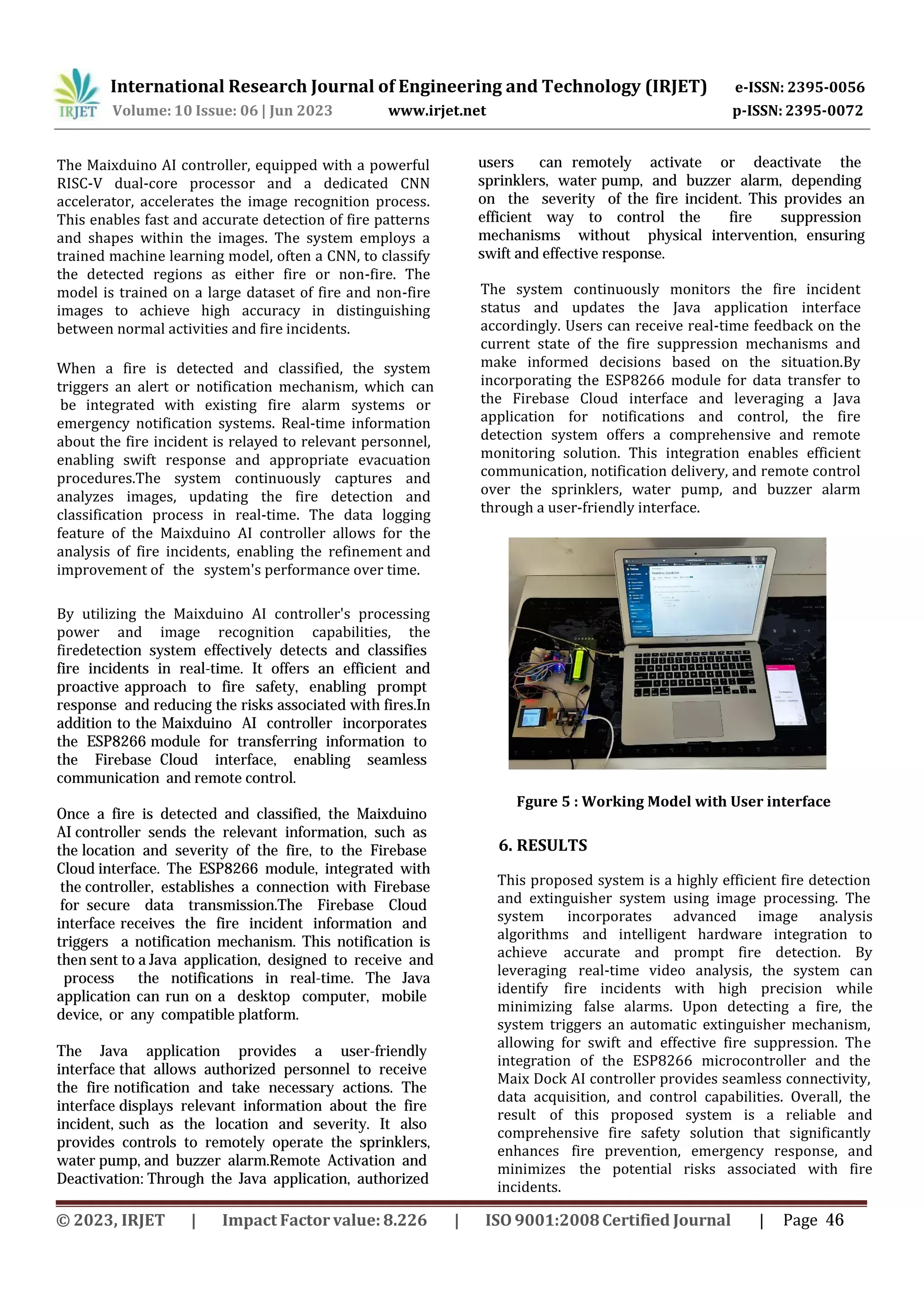 Fire Detection And Extinguisher System Using Image Processing Pdf