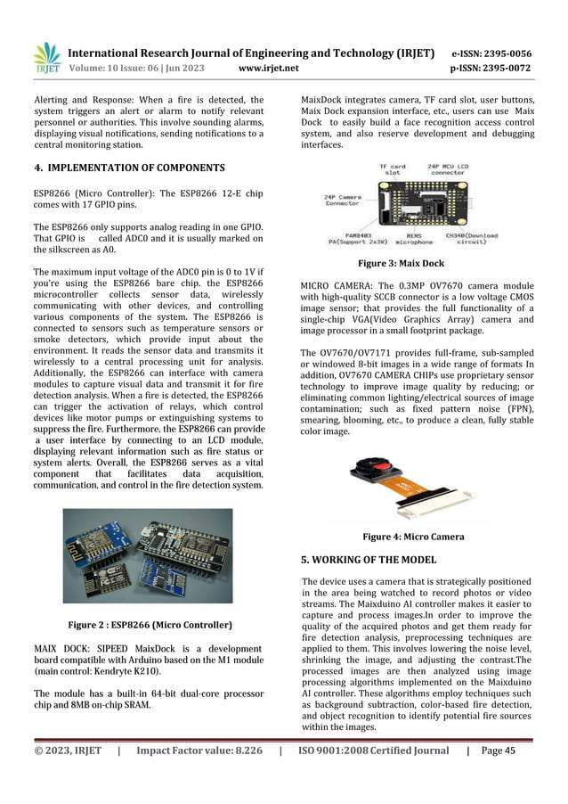 FIRE DETECTION AND EXTINGUISHER SYSTEM USING IMAGE PROCESSING | PDF