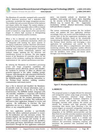 FIRE DETECTION AND EXTINGUISHER SYSTEM USING IMAGE PROCESSING | PDF