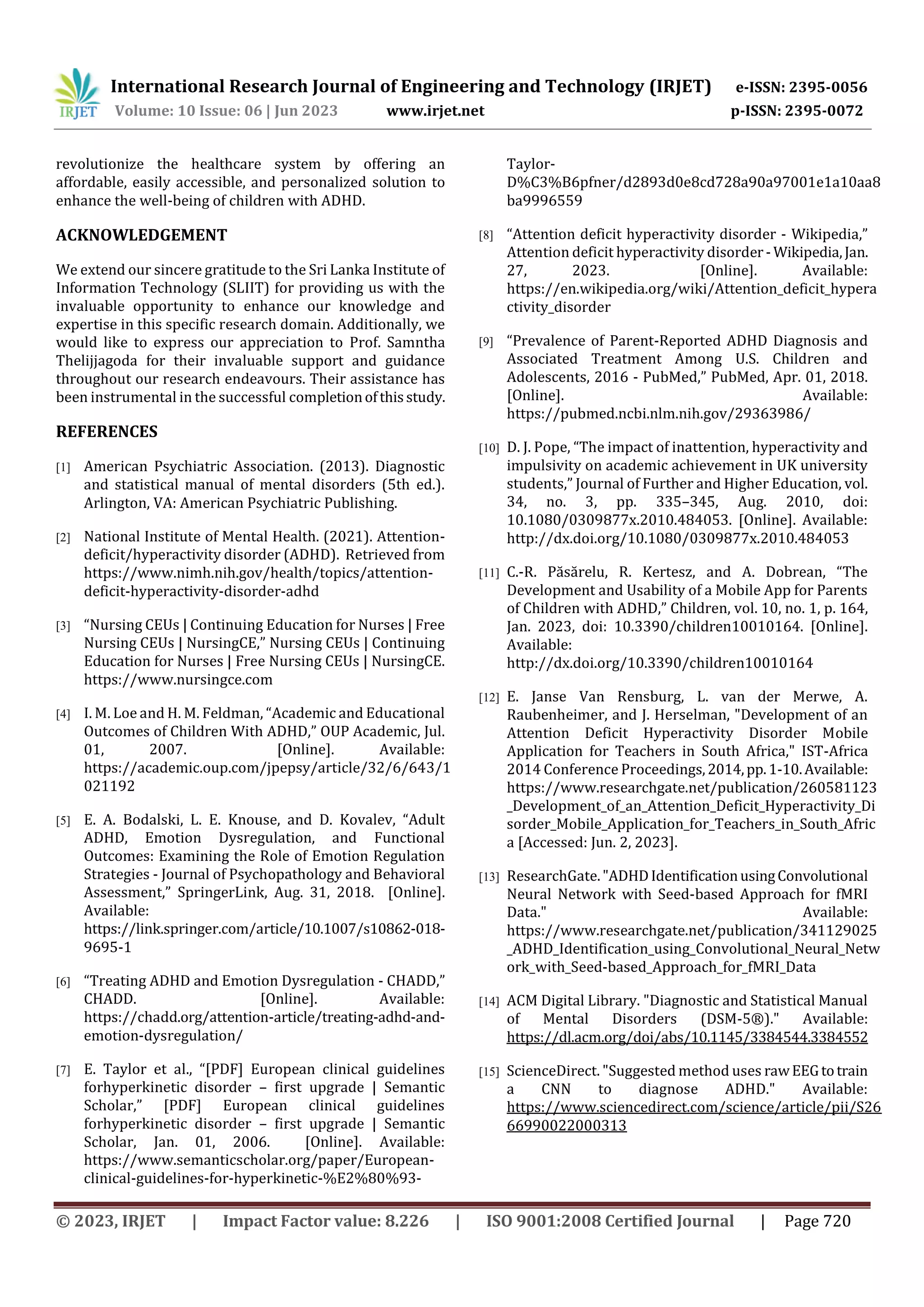 NEUROASSIST ADHD ANALYZER: A SMART APPLICATION FOR RECOGNIZING ATTENTION DEFICIT HYPERACTIVITY ...