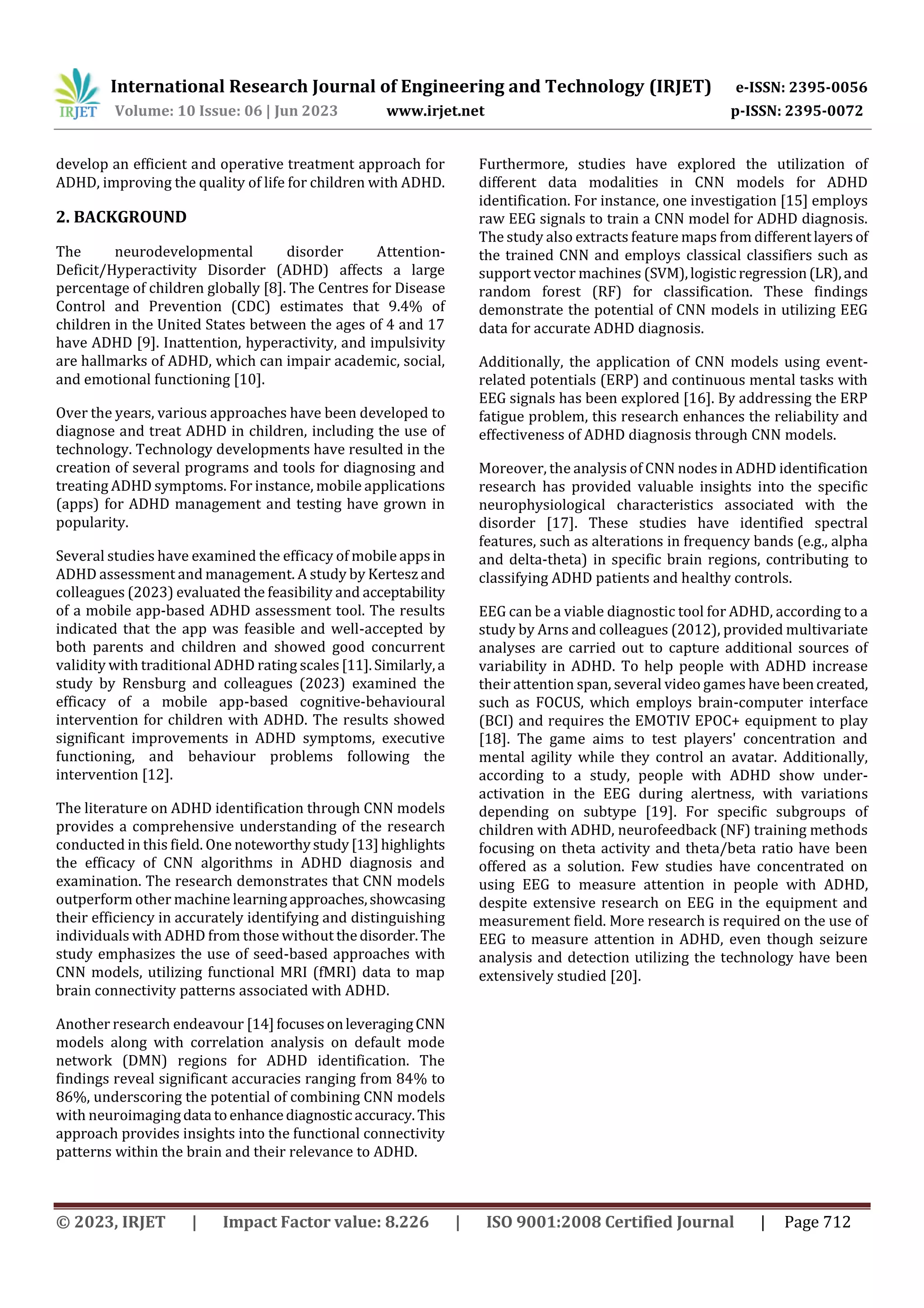 NEUROASSIST ADHD ANALYZER: A SMART APPLICATION FOR RECOGNIZING ...