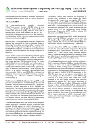 NEUROASSIST ADHD ANALYZER: A SMART APPLICATION FOR RECOGNIZING ...