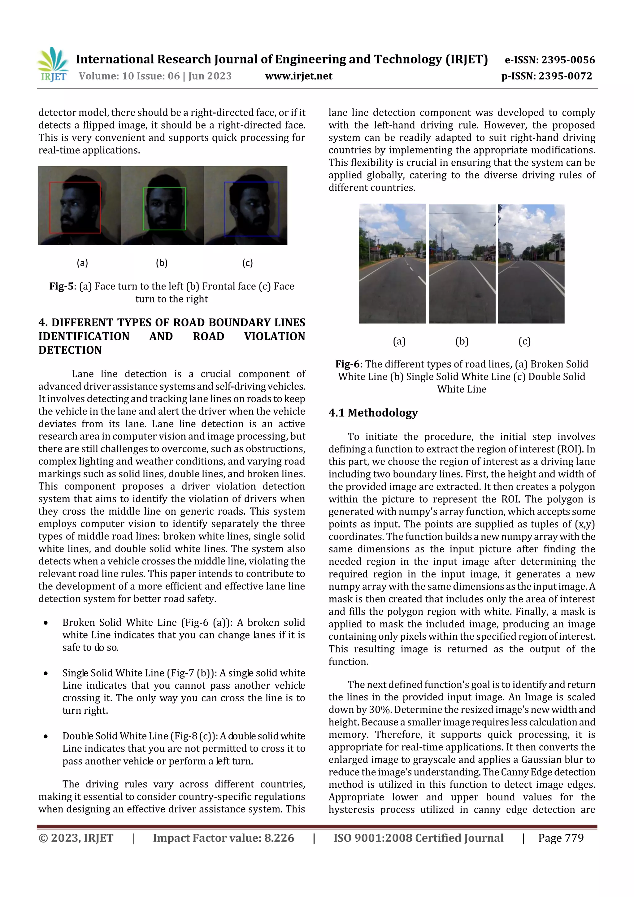 Computer Vision Based Driver Monitoring, Assisting and Grading System for Driving Schools | PDF
