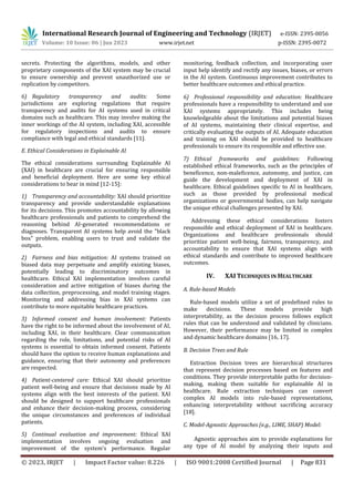 Explainable AI in Healthcare: Enhancing Transparency and Trust upon Legal and Ethical ...