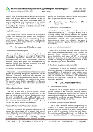 Explainable AI in Healthcare: Enhancing Transparency and Trust upon Legal and Ethical ...
