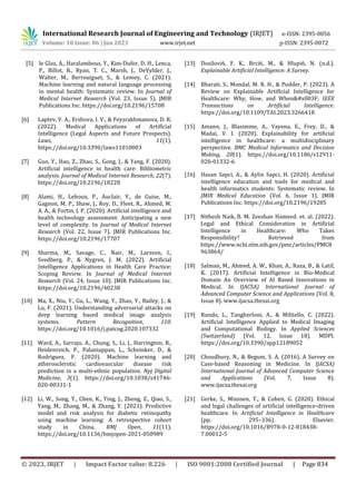 Explainable AI in Healthcare: Enhancing Transparency and Trust upon Legal and Ethical ...