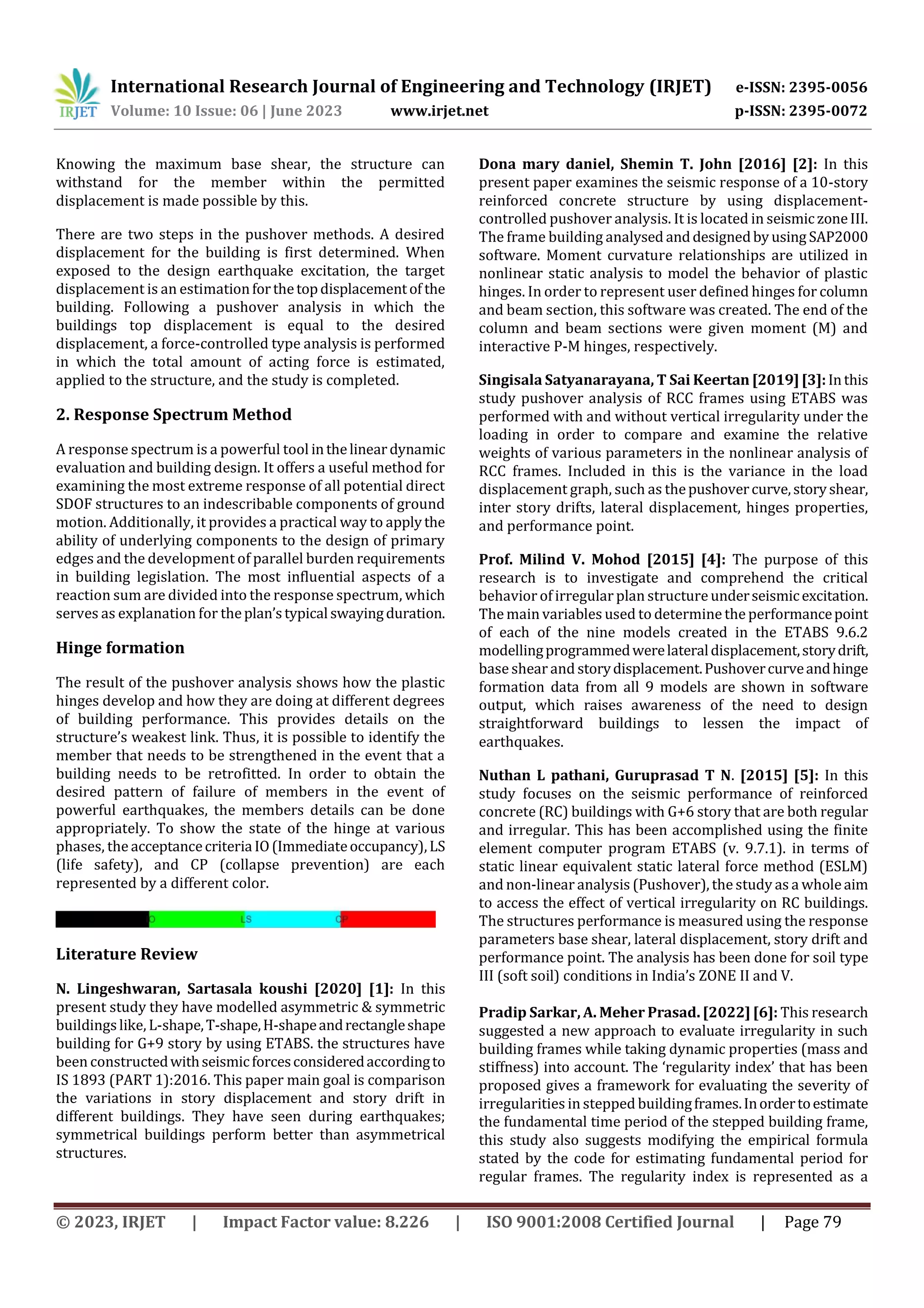 Pushover analysis of setback frame & step frame building with and without shear wall by using ...