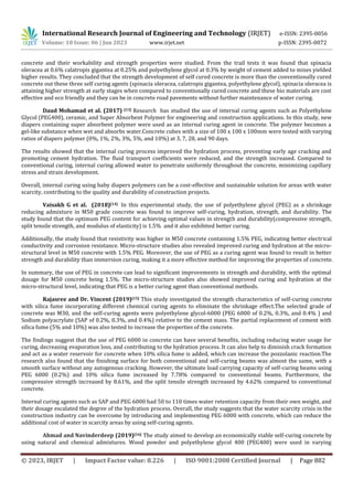 REVIEW PAPER ON SELF-CURING CONCRETE USING BIO-ADMIXTURES | PDF | Civil ...