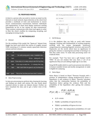 Intelligent Spam Mail Detection System | PDF