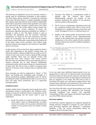 Intelligent Spam Mail Detection System | PDF