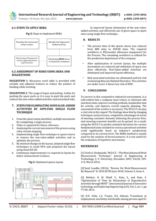Improvement of supply chain process using Maynard Operation Sequence Technique and Manpower ...