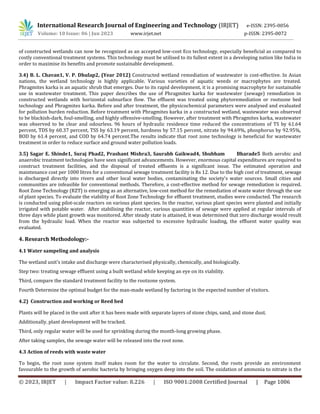 A REVIEW PAPER ON LOW COST SEWAGE TREATMENT BY ROOTZONE TECHNOLOGY FOR ...