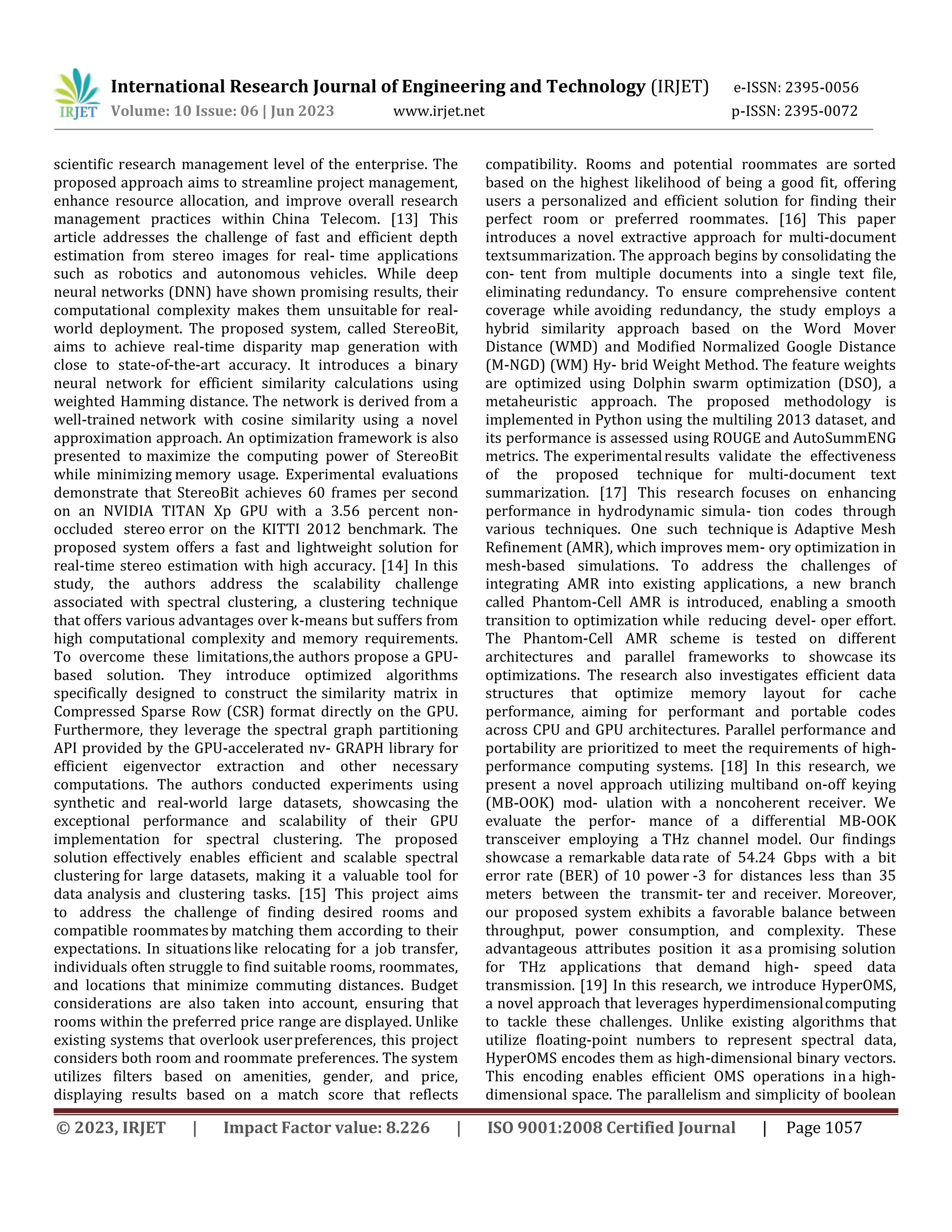 Performance Analysis and Parallelization of CosineSimilarity of Documents | PDF