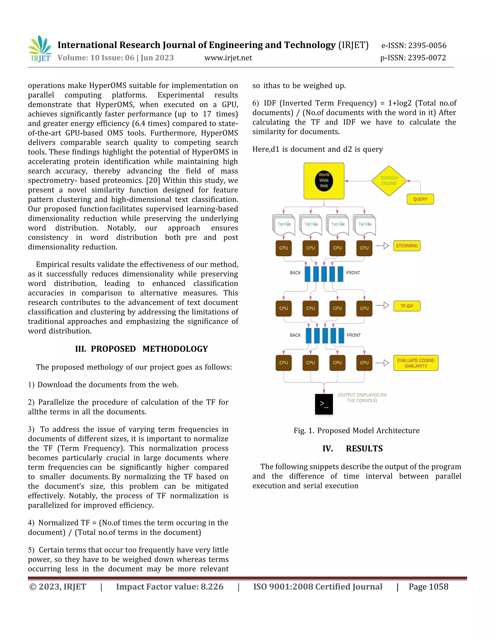Performance Analysis And Parallelization Of Cosinesimilarity Of